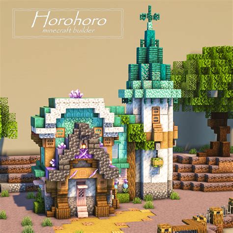 Horohoro On Instagram A House With Blue Colors！ 青色の屋根の家 Version Java 1 20 2 Shaders