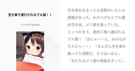 17 空き巣で連行されるブル猫！！ ブル猫だにゃ シンセカイexamの小説シリーズ Pixiv