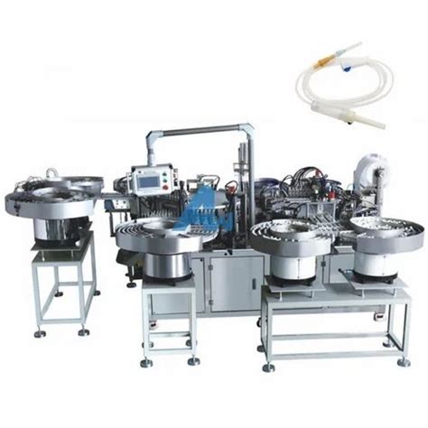 Iv Infusion Set Medical Automatic Assembly Machine At ₹ 400000piece Machinery Iv Set In