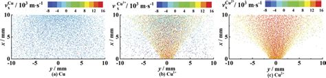 Phase Space Distribution Diagrams Of Different Particle Species