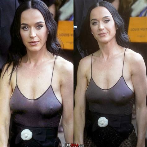 Katy Perrys Nipples Spark Rioting In Paris