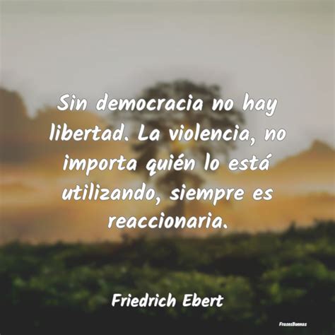 Sin Democracia No Hay Libertad La Viole