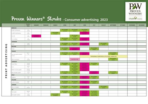 Have A Look At Our 2023 Proven Winners® Marketing Calendar Valkplant
