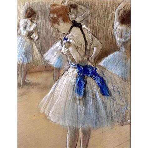 青いリボン 【6号】 エドガー・ドガ 【 額縁が選べる 額入り 複製画 絵画 】｜エコワン オンラインショップ｜世界の名画：【6号サイズ】