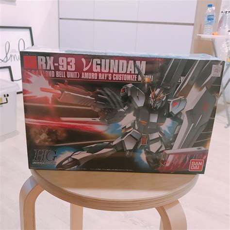 Hguc Rx 93 Nu Gundam Hobbies And Toys Toys And Games On Carousell