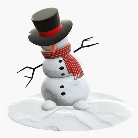 Snowman 3d Models Download