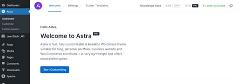 Enable Disable Youtube Videos From Astra Admin Dashboard