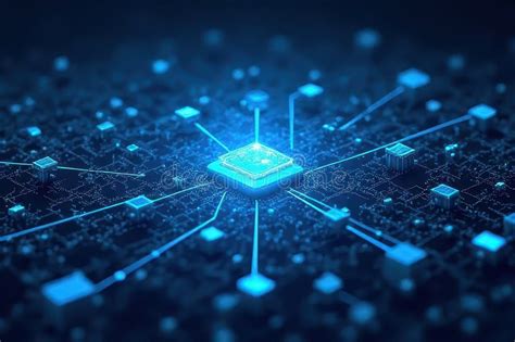 federated ai learning implementation stock illustration illustration