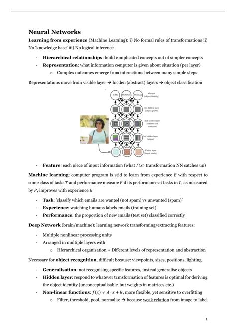 Summary Neural Network Analysis Network Analysis Infomnwa Stuvia Nl
