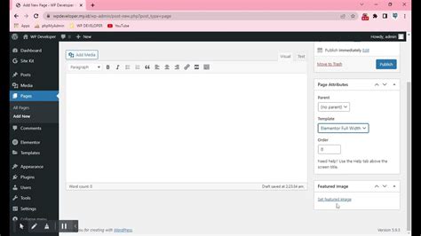 membuat halaman baru pada website belajar wordpress blog okuta