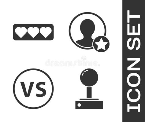 Set Joystick For Arcade Machine Like And Heart Vs Versus Battle And Premium Create Account