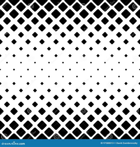 Monochrome Abstract Square Pattern Background Black And White Geometric Vector Design From