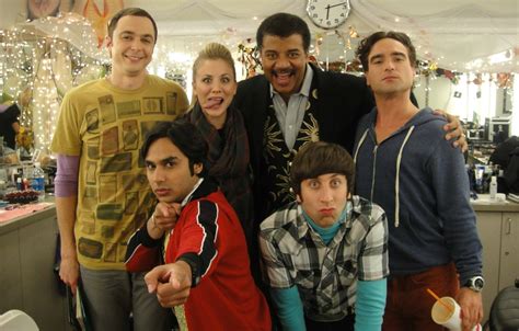 Neil Degrasse Tyson The Big Bang Theory Main Characters Wallpaper Hd
