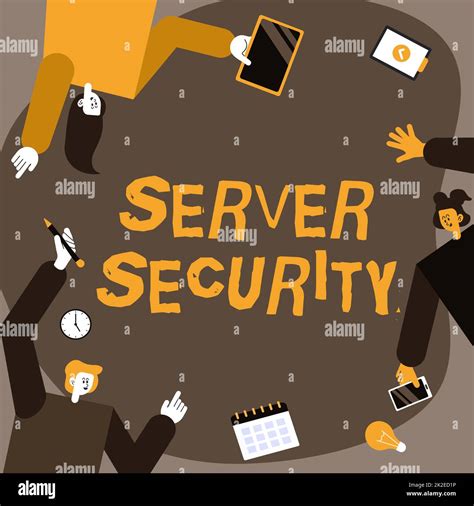Text Showing Inspiration Server Security Concept Meaning Web Server