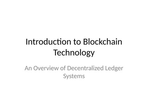 Blockchain Technology Presentation Ai Pptx