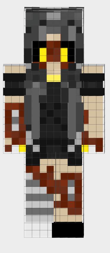 I Made A Minecraft Skin Of Cyn Tessa Hybrid Thoughts Idk If Fanart