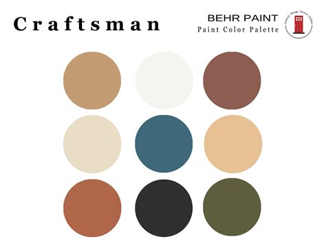 The Color Scheme For Behr Paints Palettes Is Shown In Different Colors