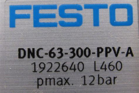 NEW FESTO DNC 63 300 PPV A PNEUMATIC CYLINDER 1922640 DNC63300PPVA SB