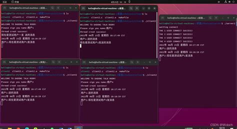 基于linux的网络编程——网络聊天程序 linux简单聊天程序的设计 csdn博客