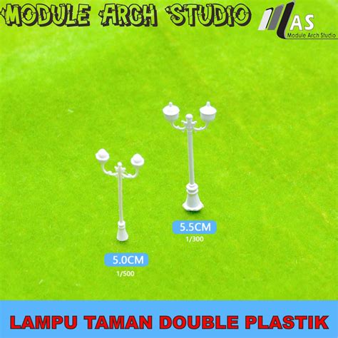 Jual Miniatur Lampu Taman Plastik Maket Lampu Taman Monokrom Shopee