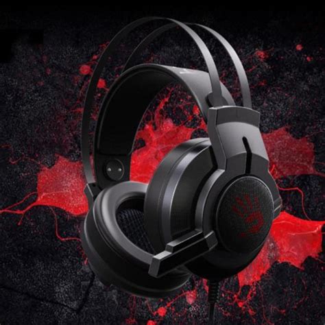 A4TECH G437 Bloody Glare USB Gun Black Gaming Headphone | Daraz.com.bd