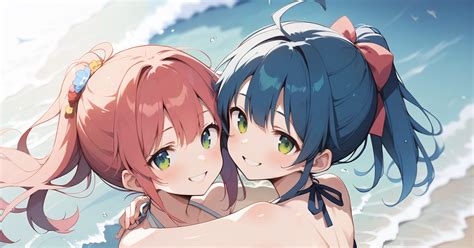 水着 おはぐー♡ ユルリーナゆるゆり日和のイラスト Pixiv