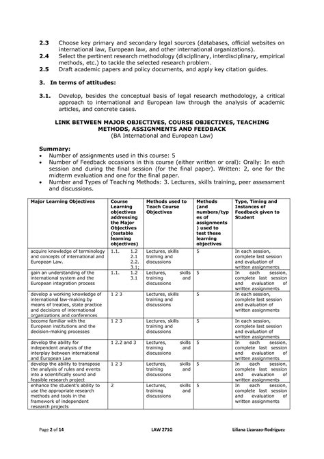 Sample Course Handout For Research Methodology Pdf