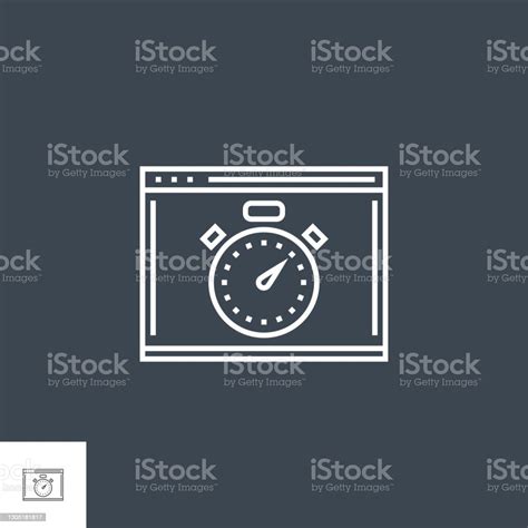 Seo 퍼포먼스 라인 아이콘 개념에 대한 스톡 벡터 아트 및 기타 이미지 개념 개발 개선 Istock