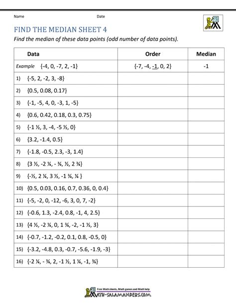 Grade 7 Math Worksheets Statistics Data And Sellers Statistics