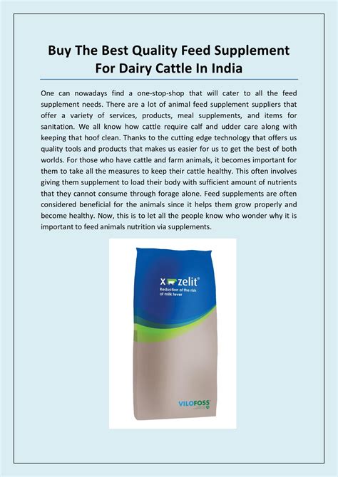 Buy The Best Quality Feed Supplement For Dairy Cattle In India Manas