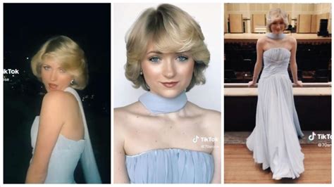 Tiktoker Transforms Herself Into Princess Diana ‘i Gasped