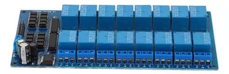 Módulo De Relé Electromagnético Placa De 16 Canales Para Ar Cuotas