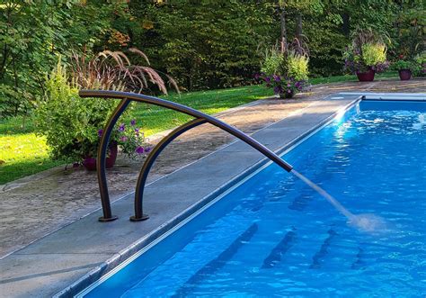 Modern 3 Bend Water Cooling Pool Handrail Global Pool Products