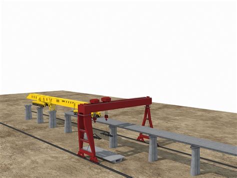 3d Overhead Crane 1 Model Turbosquid 1948312