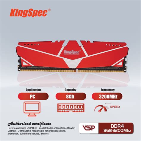 Ram Pc Kingspec Ddr4 8g Bus 3200 Vi Tính Thành Tín