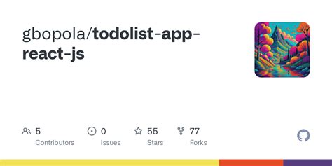 GitHub Gbopola Todolist App React Js