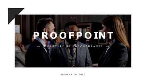 Proofpoint Cyber Security Software Presentation Free To Download
