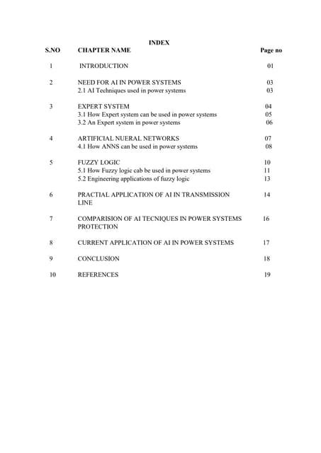 artificial intelligence in power system pptx artificial
