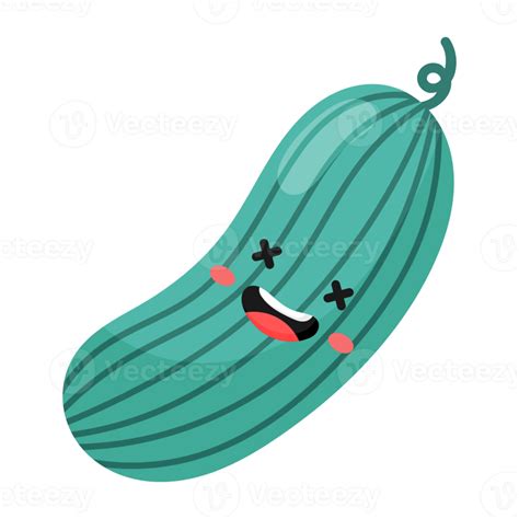 Cartoon Cucumber Icon 18974674 Png