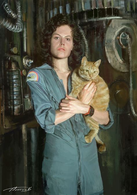Sigourney Weaver Alien1979 Vladimir Pyatkov Sigourney Weaver