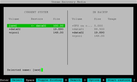 Mapping Source Zpools Veeam Agent For Oracle Solaris User Guide