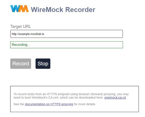 wiremock record stub mappings geeksforgeeks