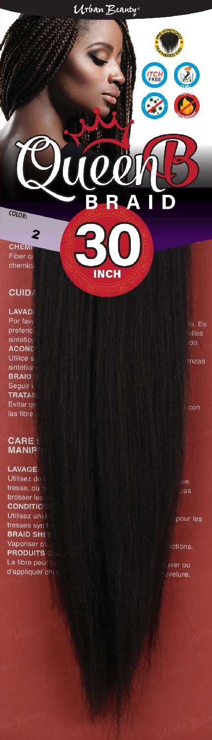 Urban Beauty Queen B Braid Synthetic 30 Inch Color 2