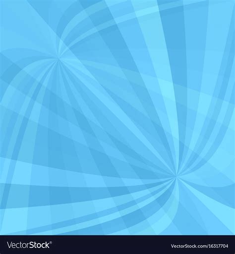Light Blue Curved Ray Burst Background Design Vector Image