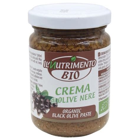Il Nutrimento Black Olive Cream Probios 130g Loreto Pharmacy
