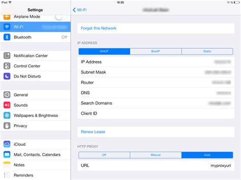 Configure Proxy Settings On An Ipad To Run Experiences Intuiface Help