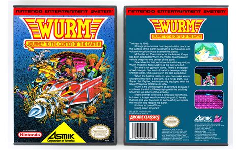 Gaming Relics Nintendo Nes Wurm Journey To The Center Of The Earth
