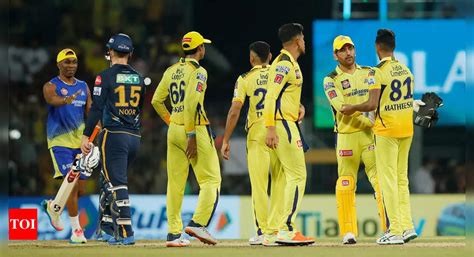 GT Vs CSK Highlights All Round Chennai Super Kings Brush Aside Defending Champions Gujarat