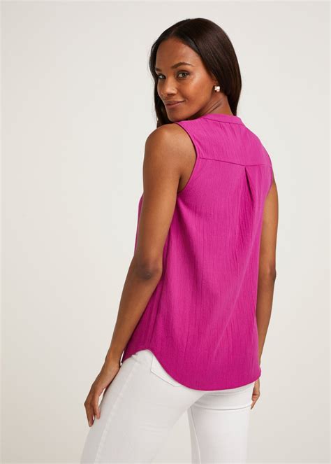 Pink Sleeveless Blouse Matalan