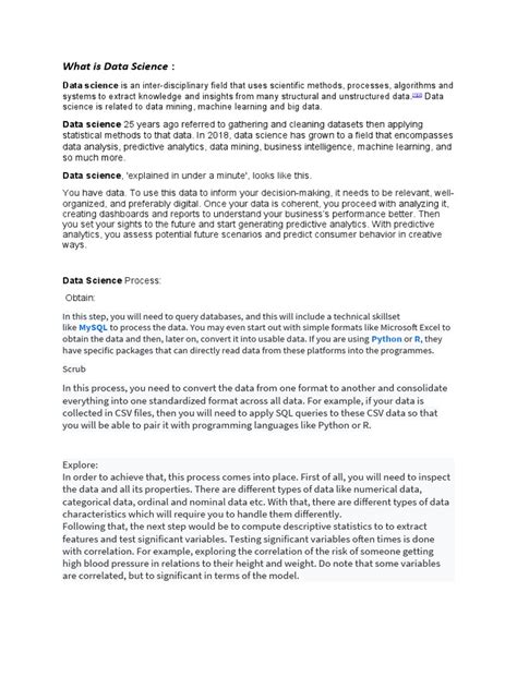 data science 1 pdf data science data analysis